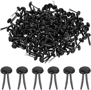 PATIKIL 200 PCS Paper Brass Fasteners Split Pins Pastel Mini Metal ...