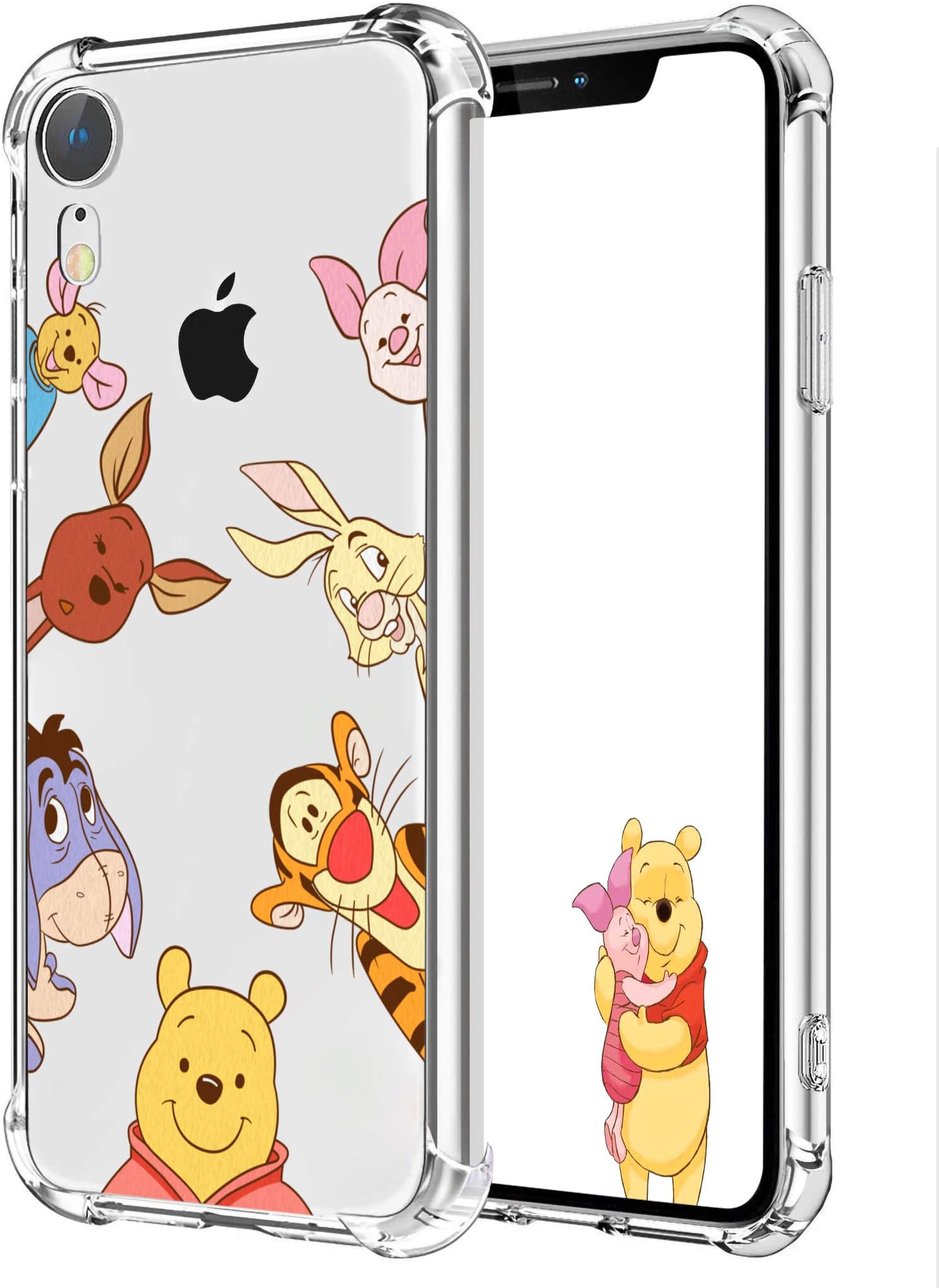 Darnew Bear Family Case for iPhone XR Cartoon Soft TPU Cute Funny ...