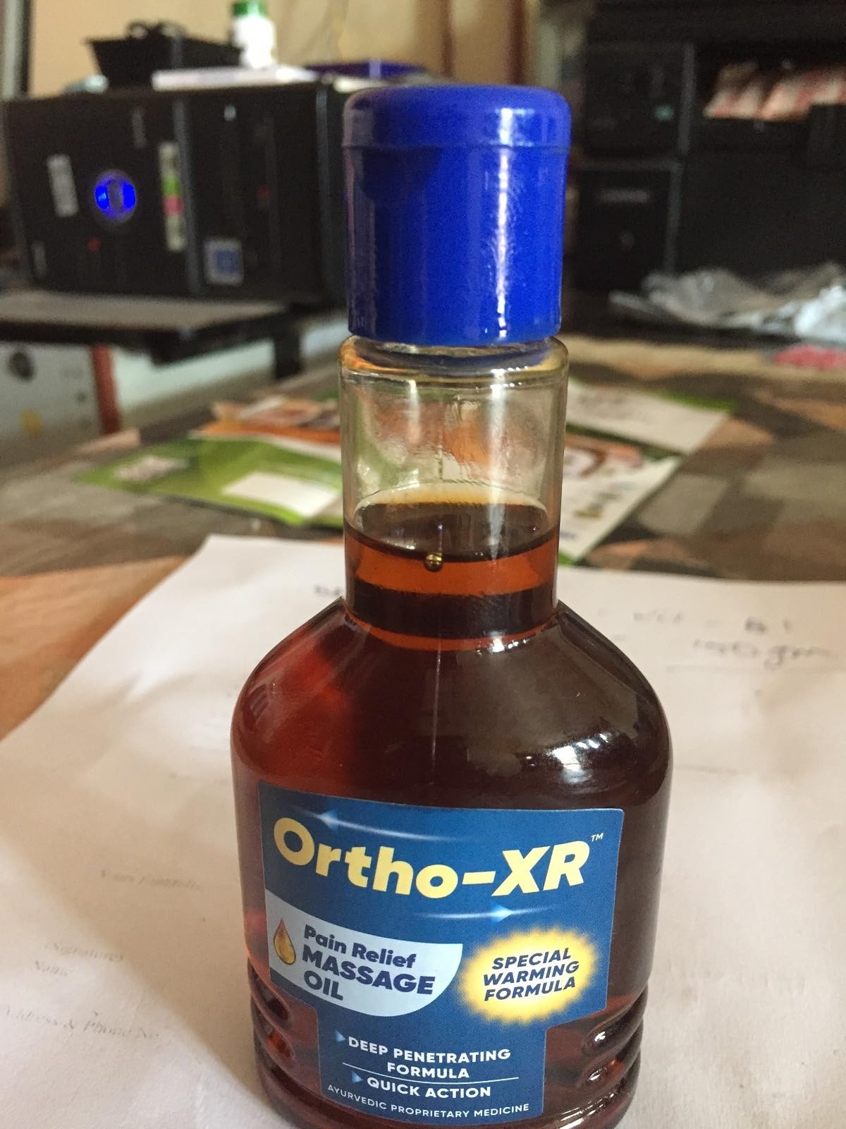 Ortho-XR Joint Pain Relief Massage Oil (Pack of 1) with Special Warming ...