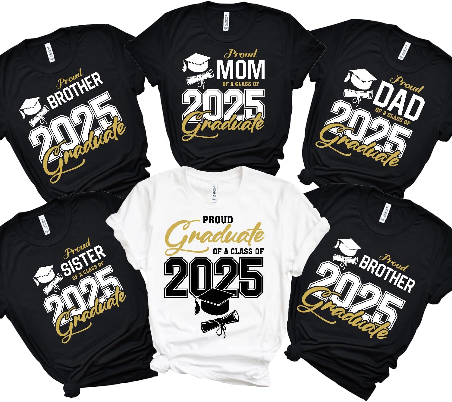 Amazon.com: Custom Graduation Shirts 2025, Family Proud Matching ...