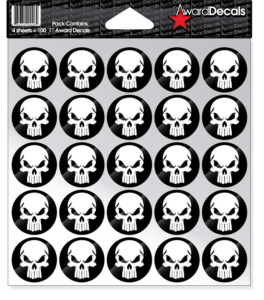 Amazon.com: Award Decals Enforcer (White on Black) Sticker Set (100 ...