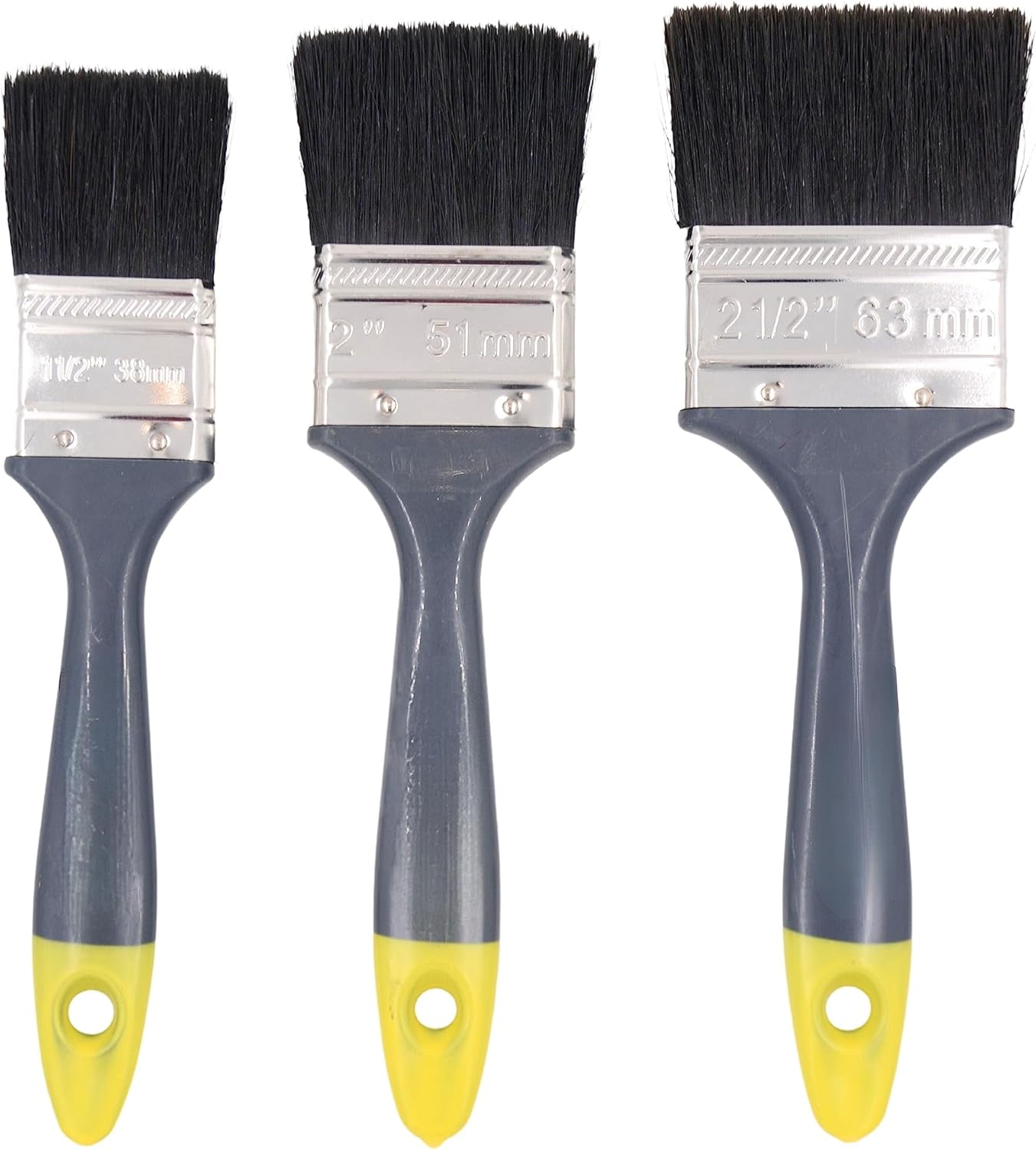 Grupo Gadmi Set de 3 brochas para Pintar brocha para Pintura Pared Set ...