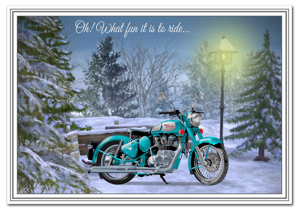 Biker Christmas Cards - Motorcycles Motorbikes Bikers - Son Grandson ...