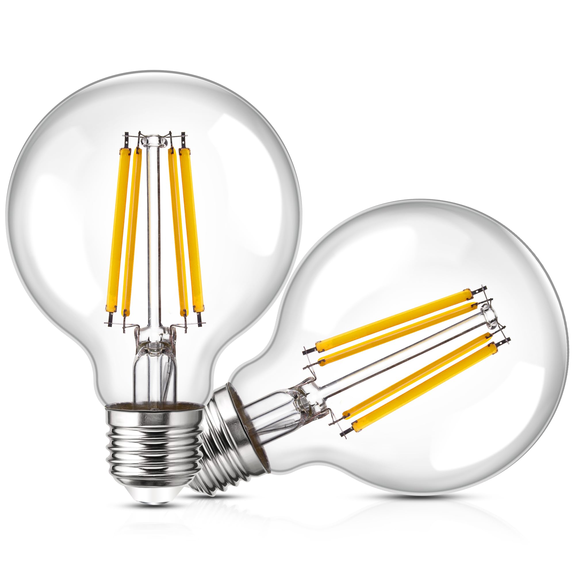 Genixgreen E27 Screw Bulbs, G80/G25 9W ES Edison Screw LED Light Bulb ...