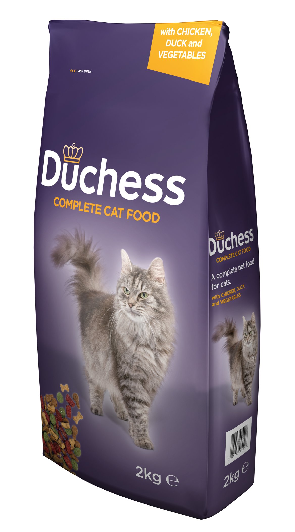 Duchess Complete Dry Cat Food Chicken Duck and Vegetables, 2 kg ...