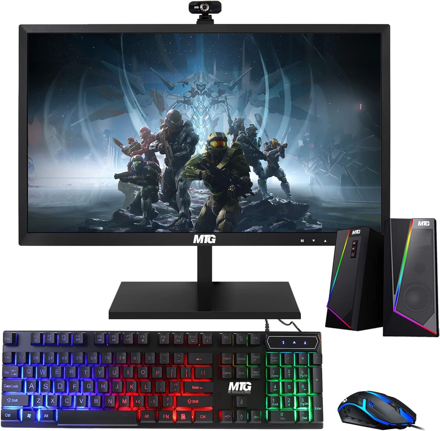 Amazon.com: TechMagnet All in one Desktop Computer, Cheetah 4, Intel ...