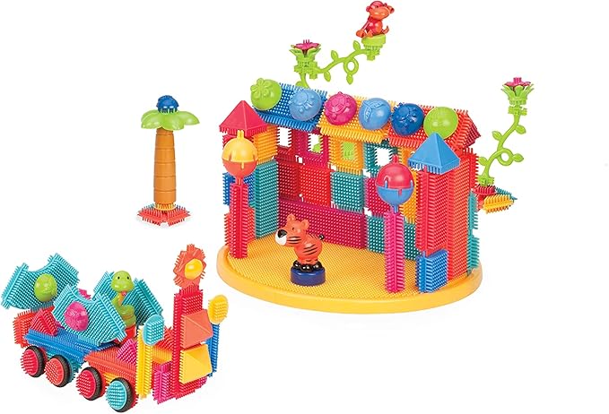 Amazon.com: Battat – Bristle Blocks – STEM Interlocking Building Blocks ...
