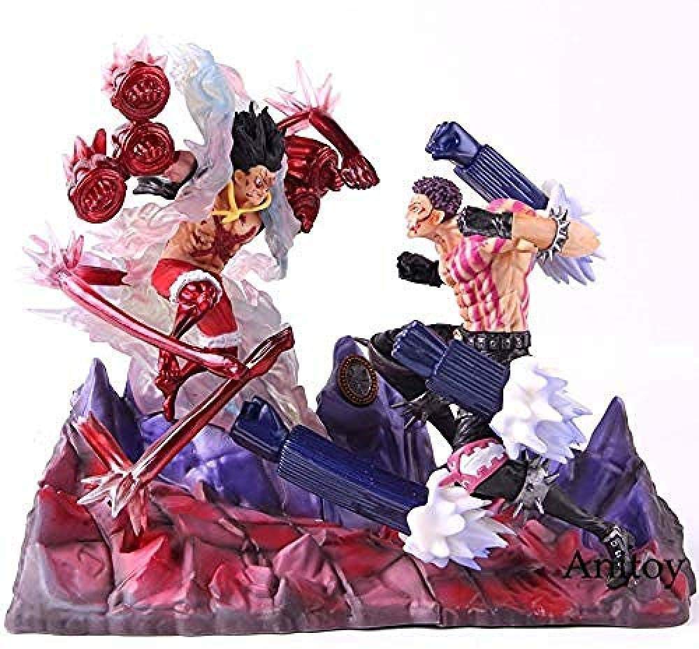 Yyzz Anime One Piece Luffy Vs Katakuri Battle Statue Figure ...