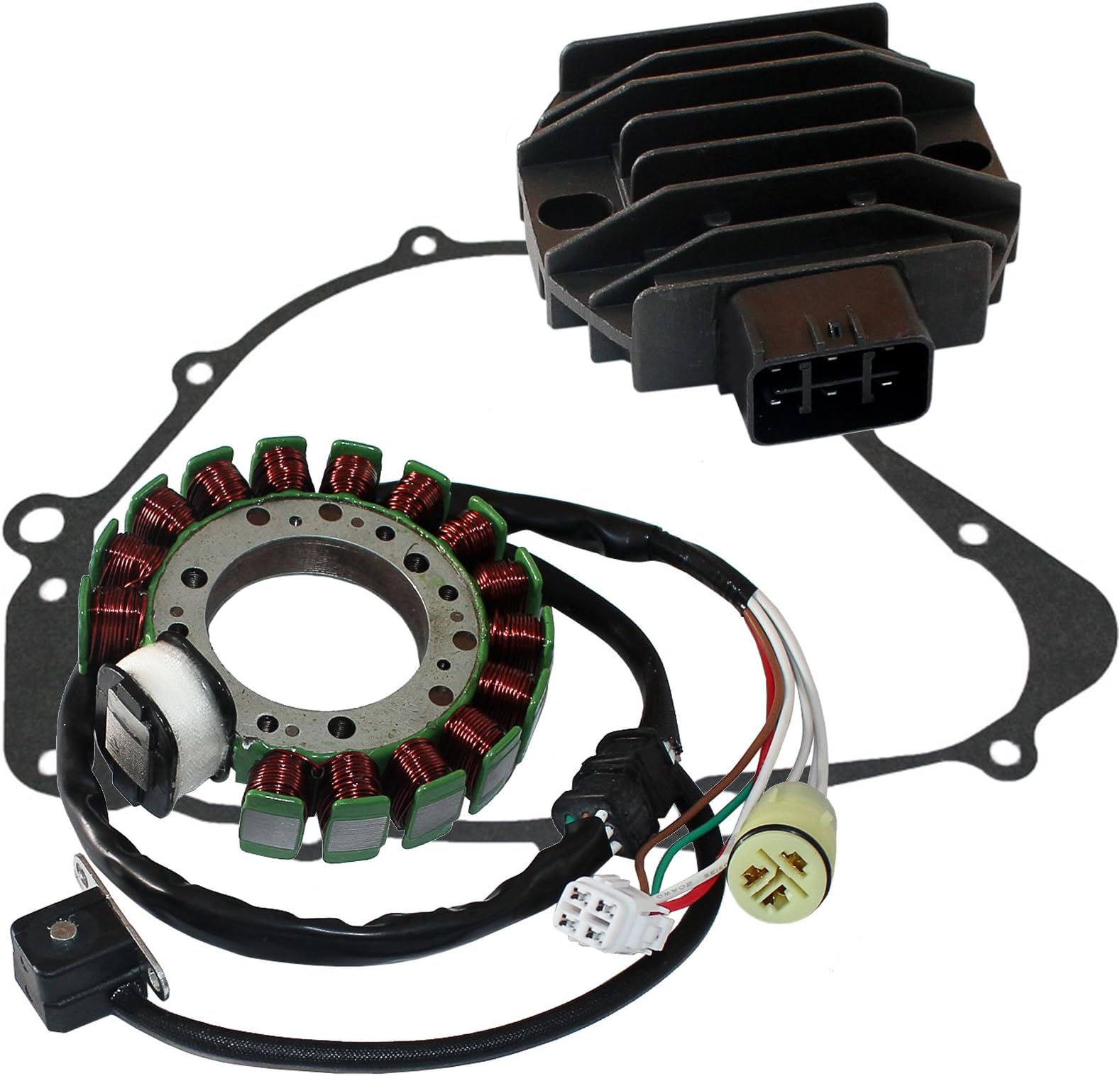 Amazon.com: Stator & Regulator Rectifier Gasket Compatible with Yamaha ...