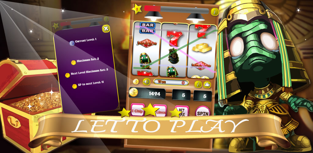 Mummy Treasure Chest Slot Deluxe : 777 Ancient Egyptian Vegas Casino ...