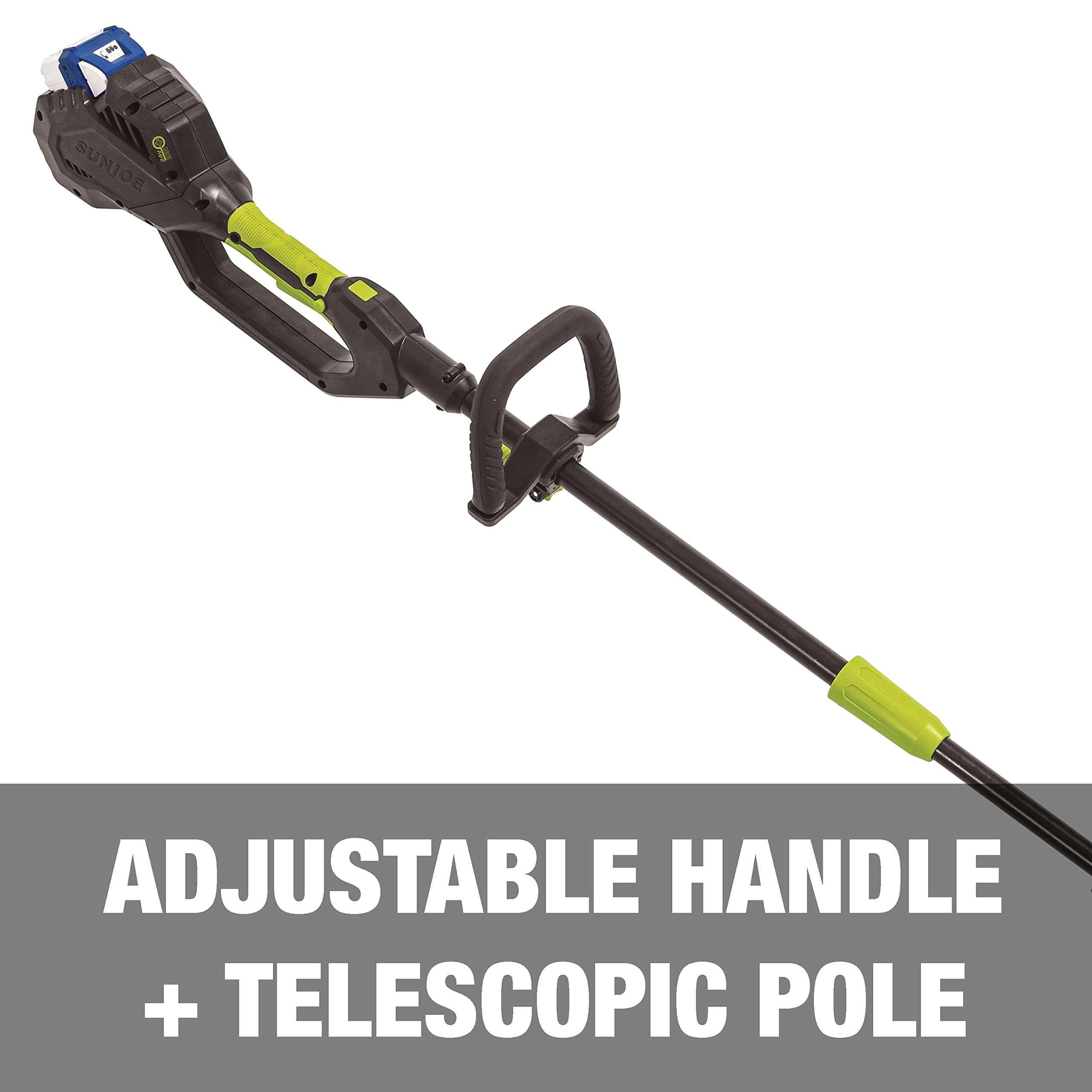 Sun Joe 24V-ST14 24-Volt iON+ Cordless Dual Line String Trimmer Kit, W ...