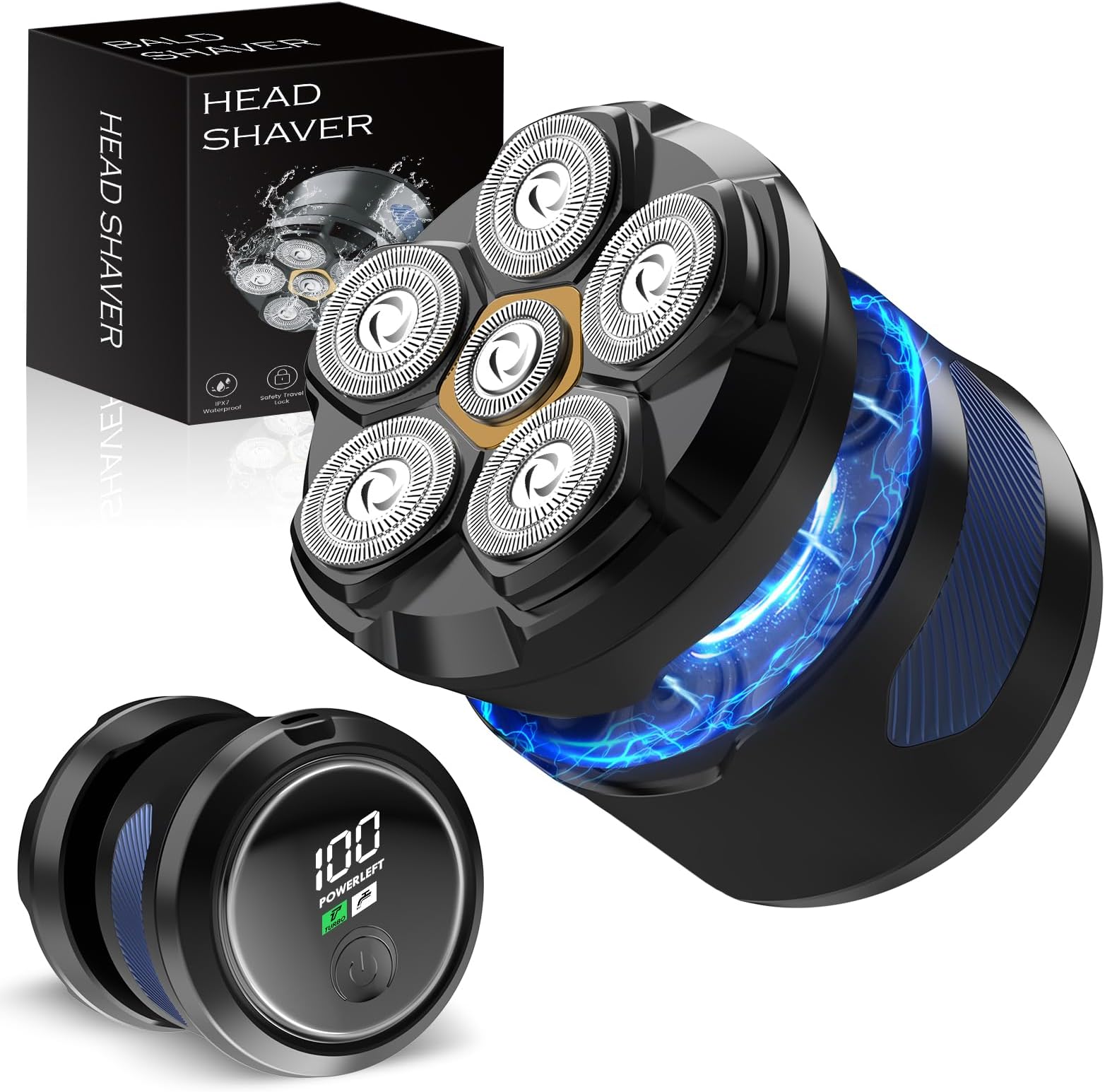 Amazon.com: Head Shavers for Bald Men, Newly Designed Magnetic Head and ...