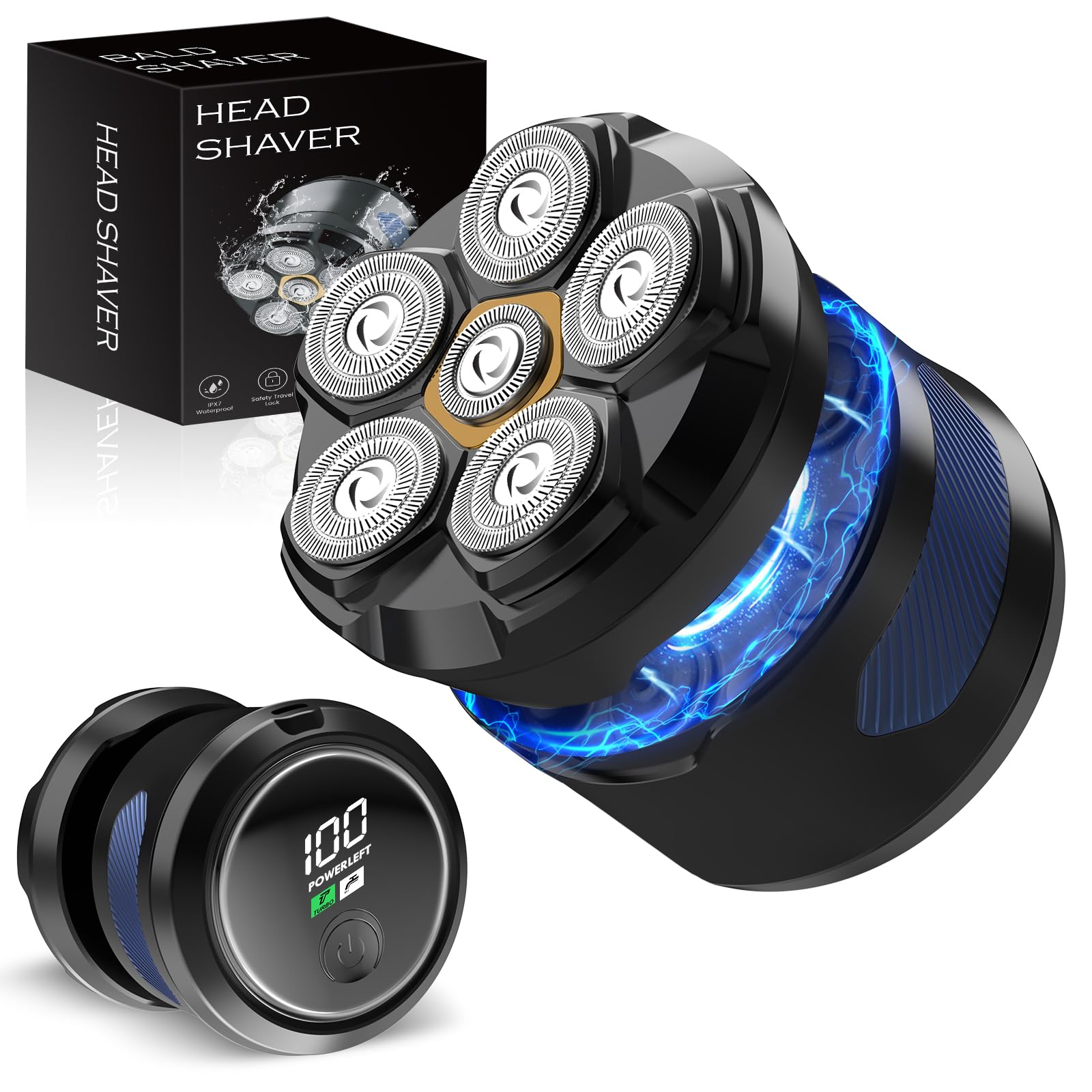 Amazon.com: Head Shavers for Bald Men, Newly Designed Magnetic Head and ...