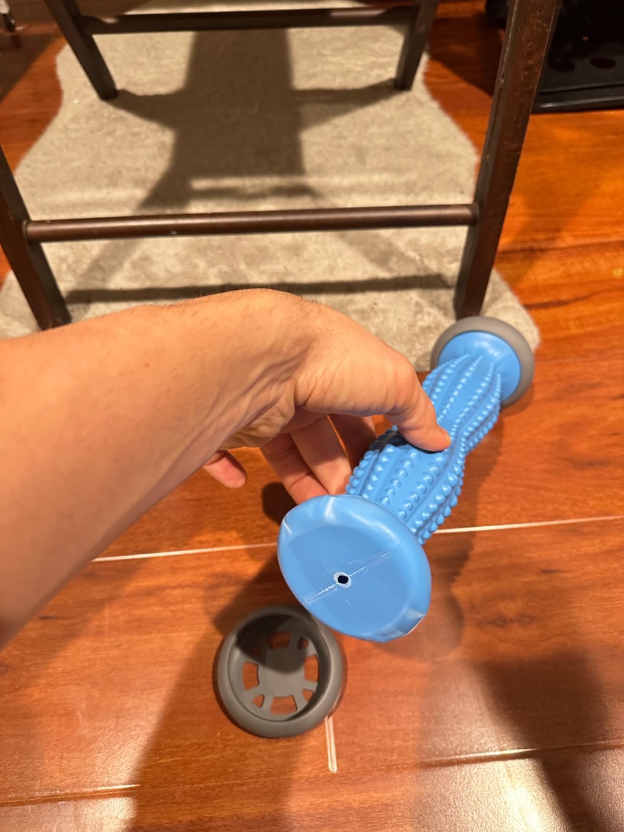 Amazon.com: IMPRESA Extra Long Dual Foot Massage Roller for Tired Feet ...