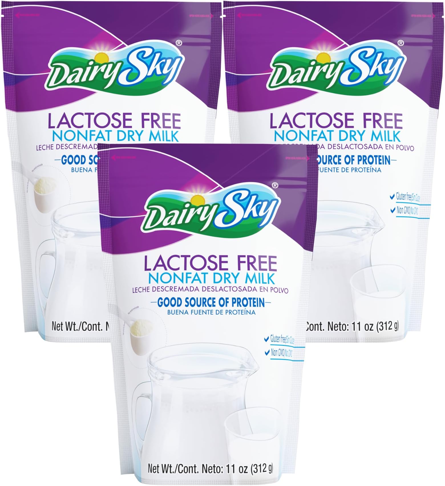 Amazon.com : Healthier Comforts Lactose Free Whole Milk Powder | Non ...