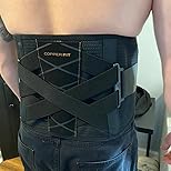 Amazon.com: Copper Fit X-Back Brace for Lower Back Pain, Lumbar Support, Herniated Disc ...