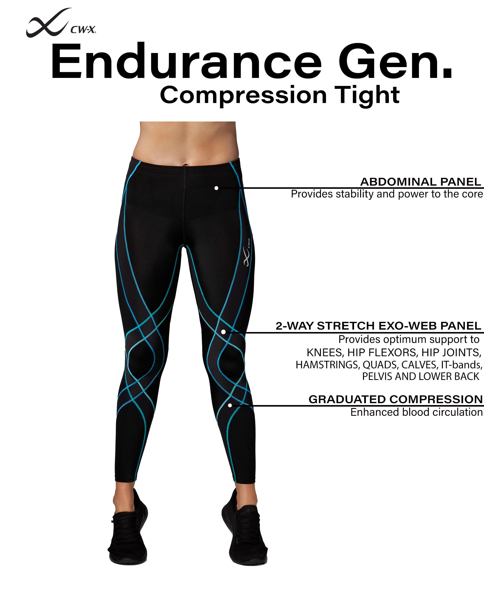 Snapklik.com : CW-X Womens Endurance Generator Joint And Muscle Support ...