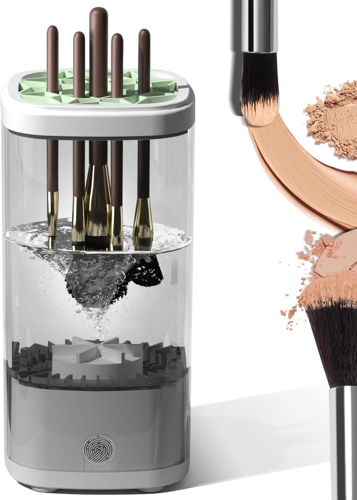 Amazon.com: Electric Makeup Brush Cleaner Machine 2025 - Automatic ...