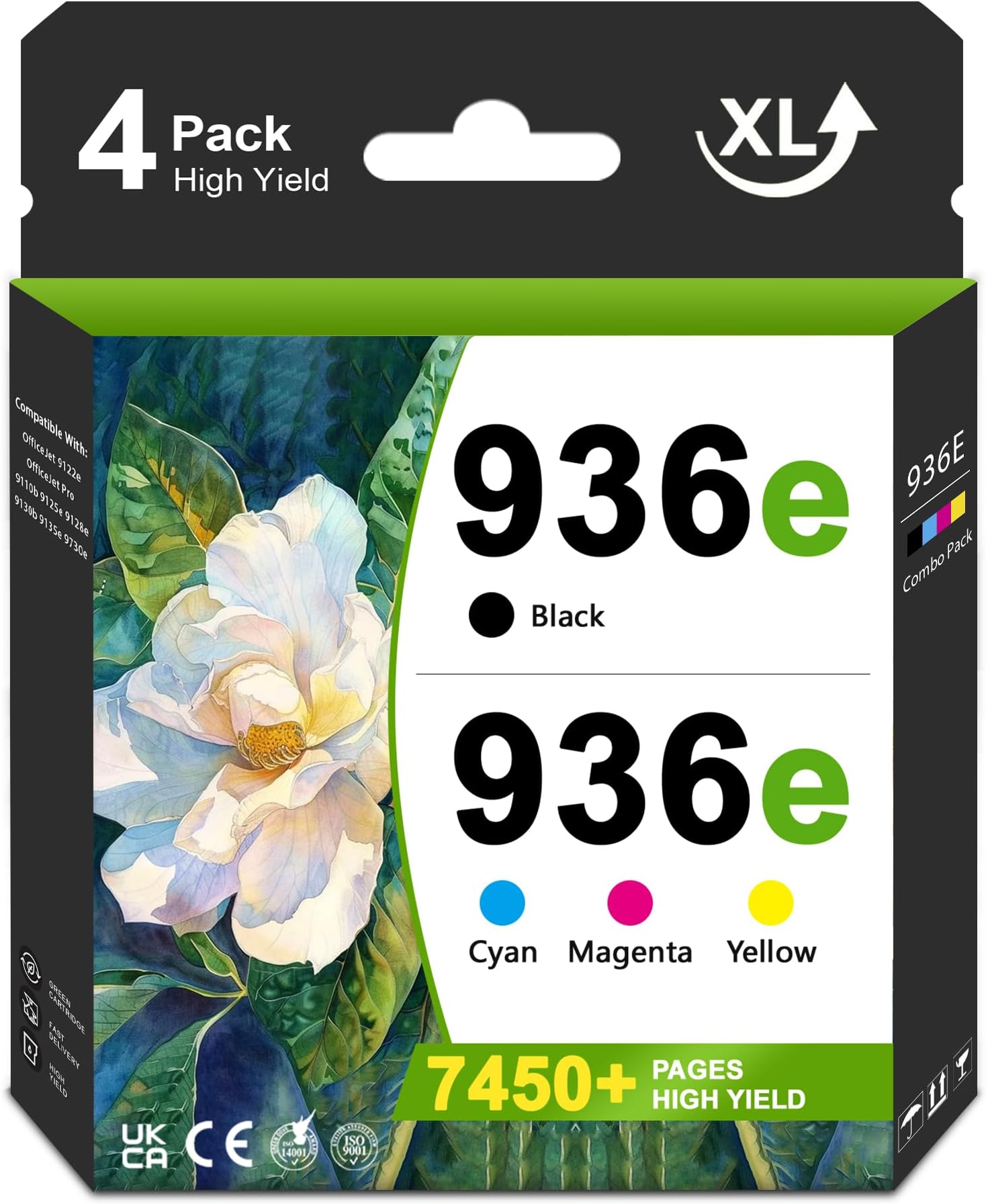 Amazon.com: 936e Ink Cartridges Combo Pack High Yield Replacement for ...