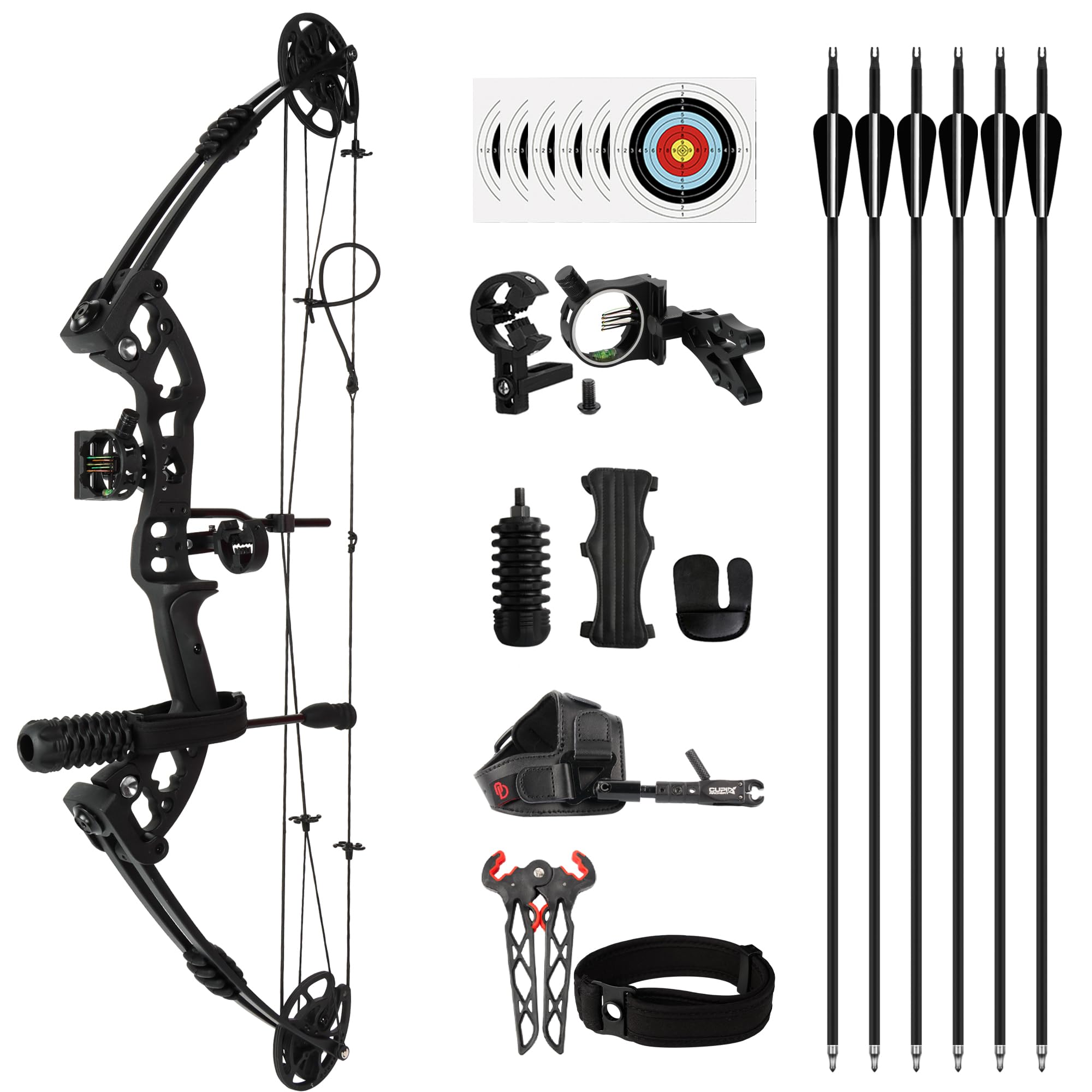 Buy Compound Bow and Arrow Kit for Adult and Youth Hunting Bows Archery ...