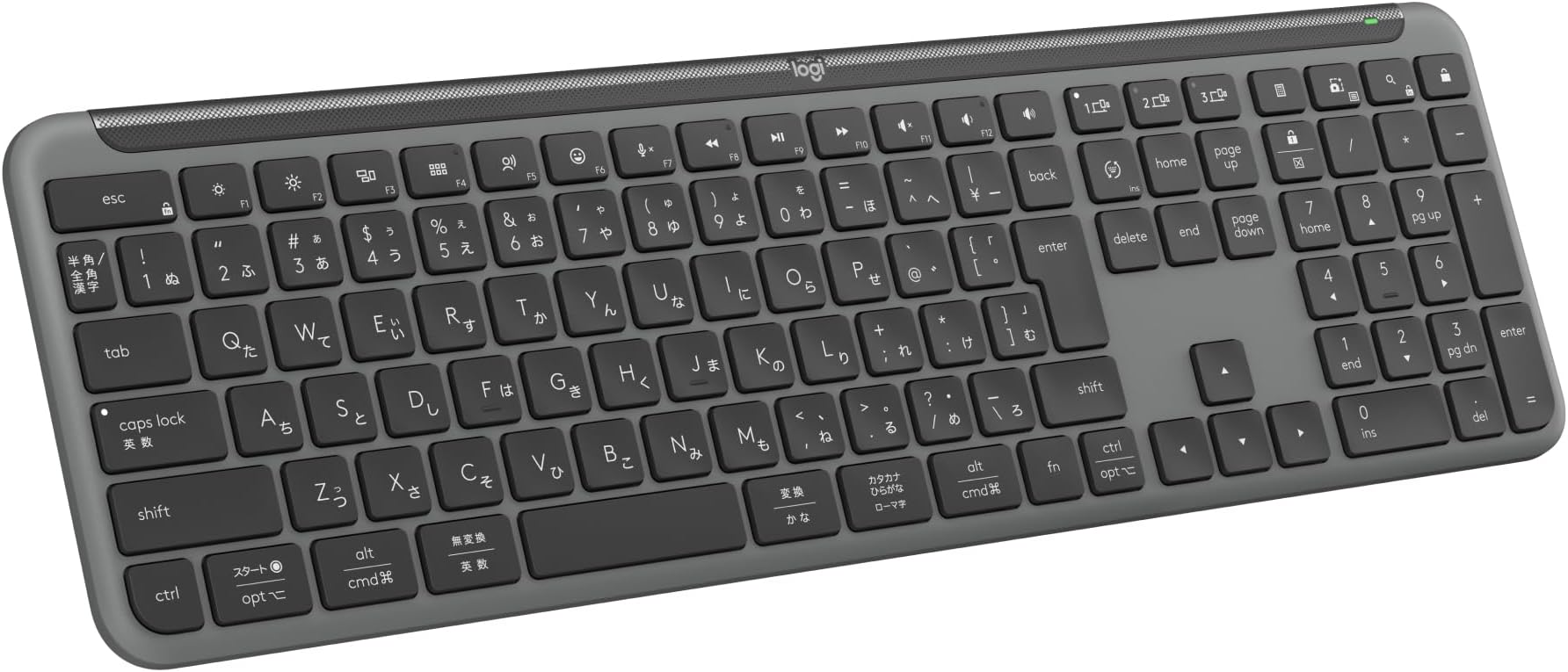 Amazon.co.jp: ロジクール WAVE KEYS K820 疲れにくい エルゴノミックキーボード Bluetooth Logi ...