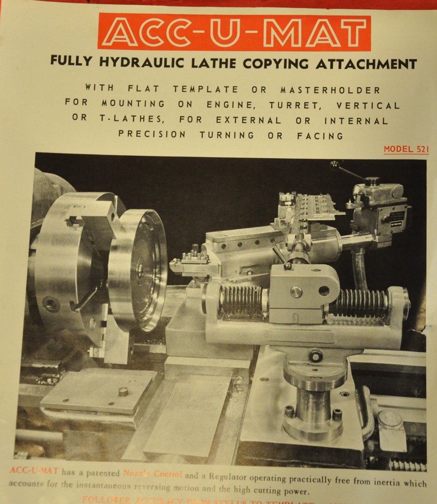 Acc-U-Mat 521 Hydraulic Turning Att. Operators Manual: Acc-U-Mat ...