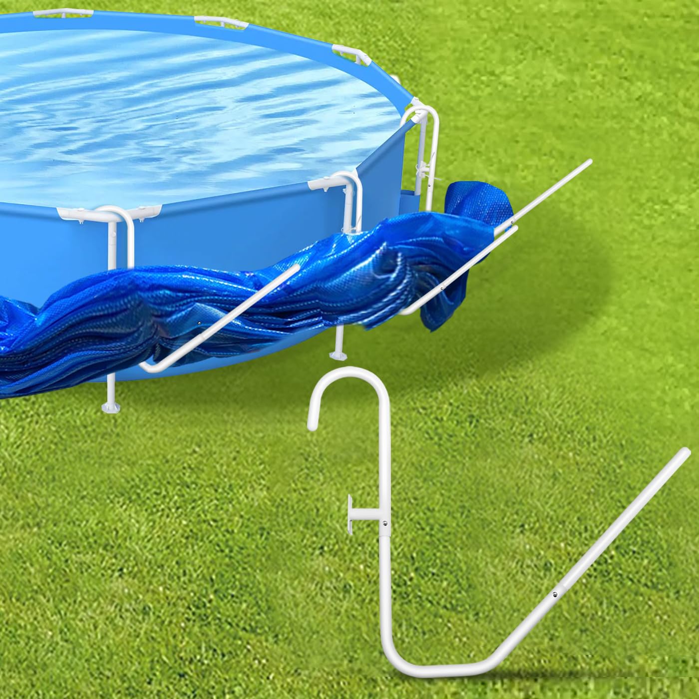 Amazon.com : Pool Helper Solar Cover Holder for Framed Above-Ground ...