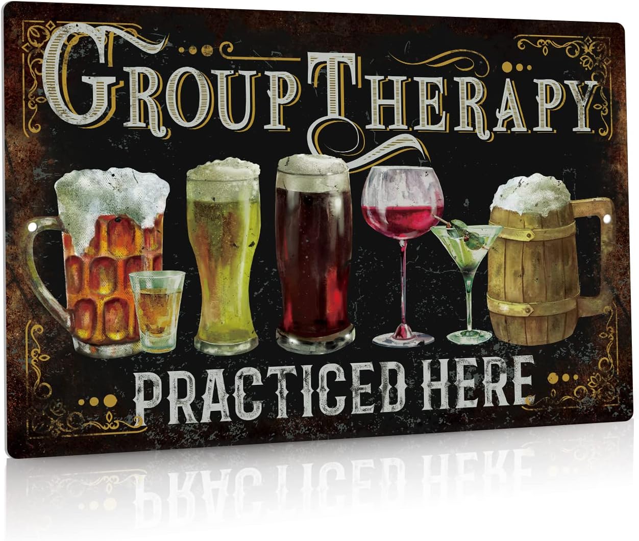 Amazon.com: NUOLUX Plaque Poster for Cafe Bar Pub Beer Wall Decor Art ...