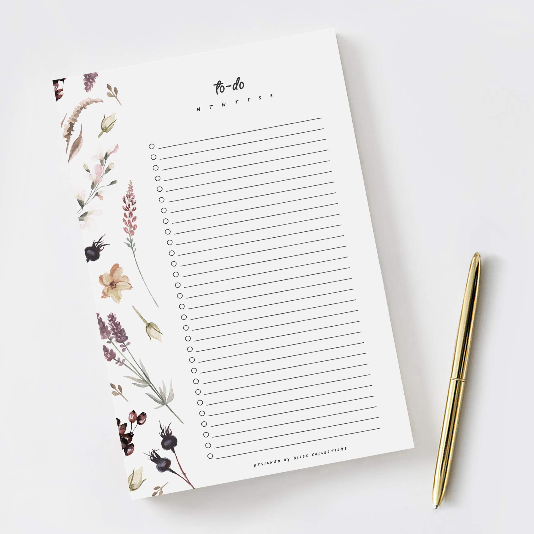Buy Bliss Collections To Do List Notepad with 50 Tear-Off Sheets, 6 x 9 ...