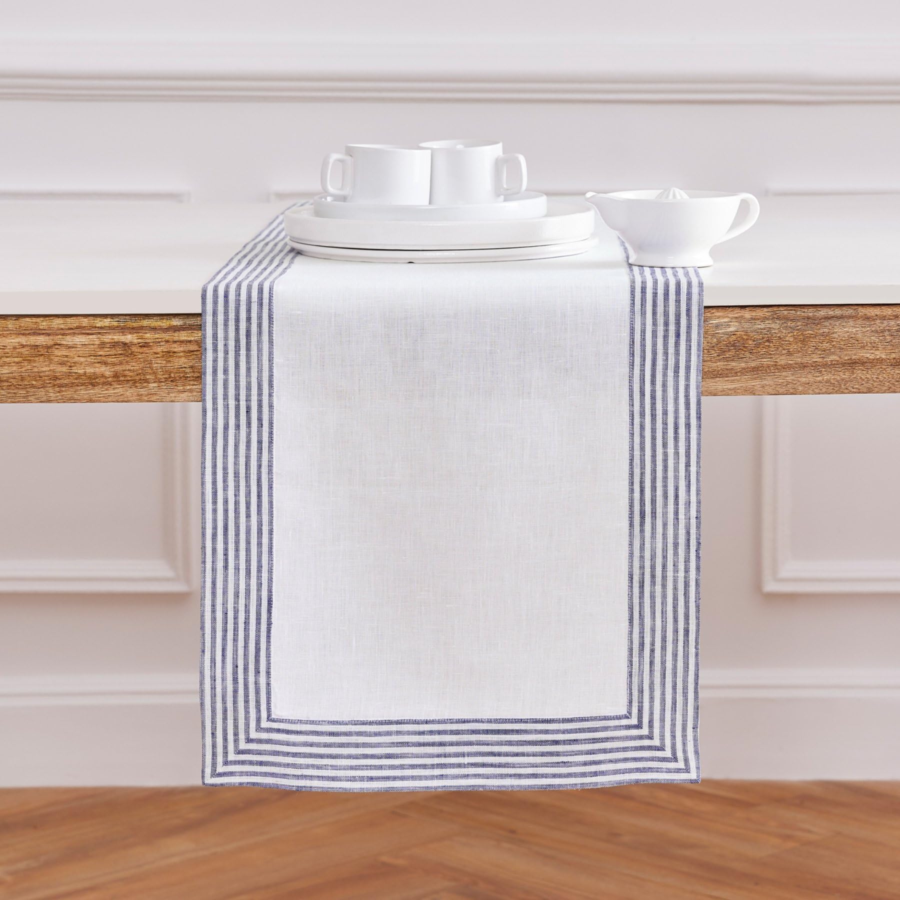Amazon.com: Solino Home Linen Table Runner 72 inches Long – 100% Pure ...