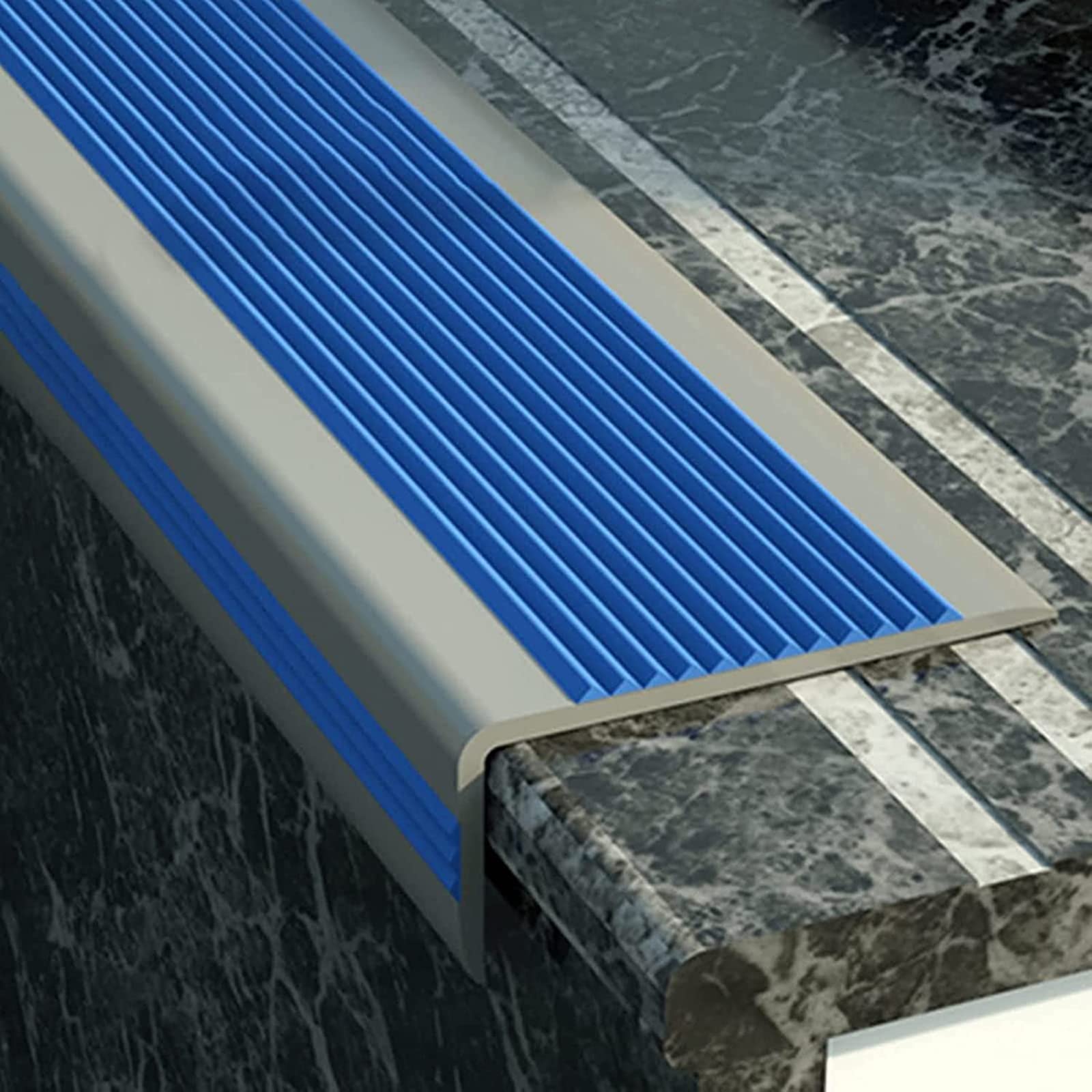 Buy LShaped Stair Nosing Edge Trim, Non Slip Stair Nosing Rubber Treads ...