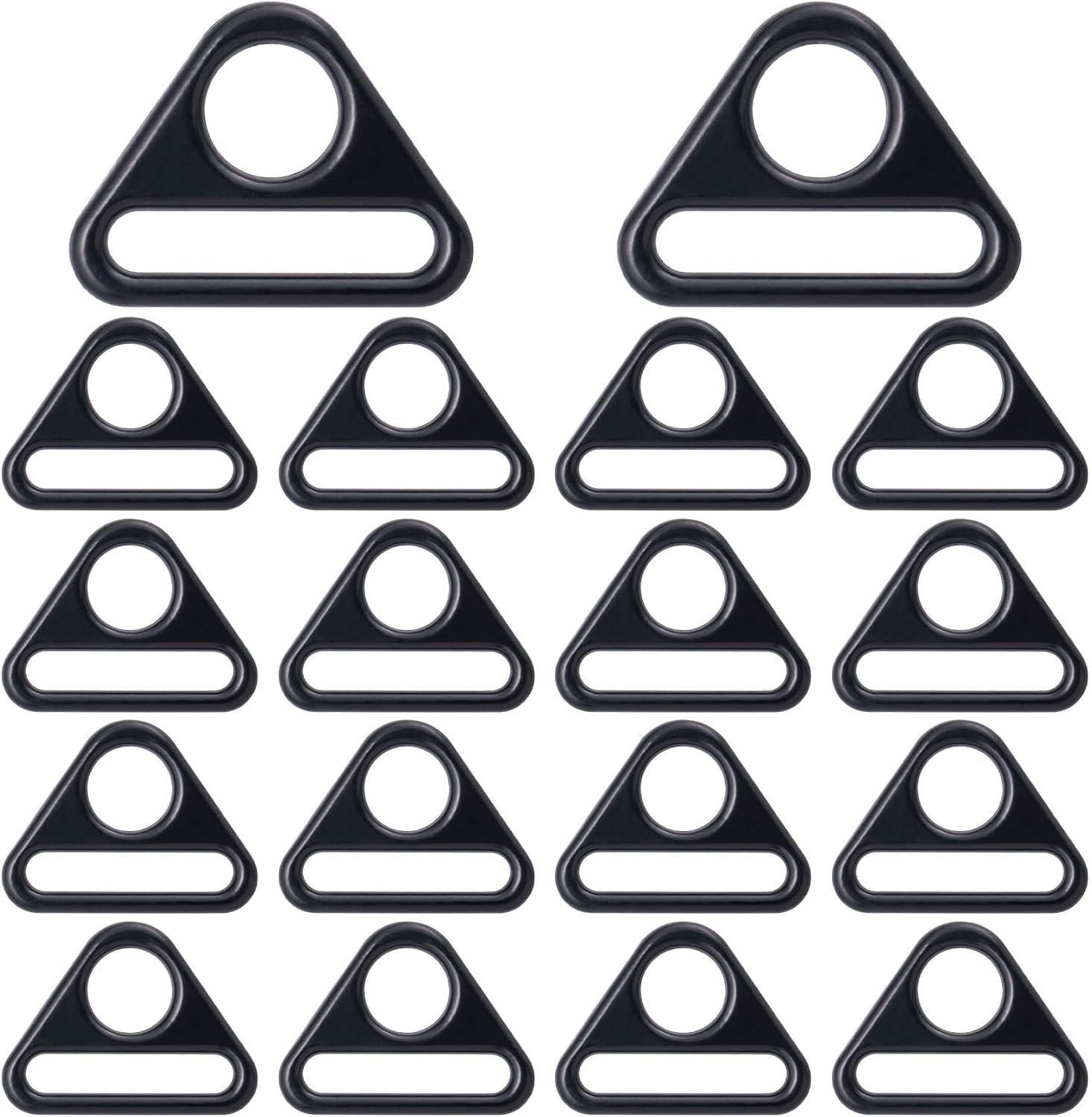 Amazon.com: HINZIC 18Pcs 3/4" Triangle Buckle Adjuster for Strap, Metal ...