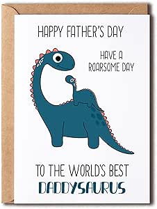 Amazon.com: Have A Roarsome Day - To The World's Best Daddy Saurus ...