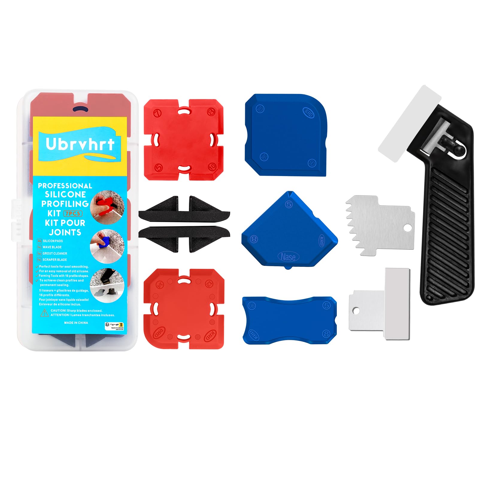 Ubrvhrt Caulk Application Tool Kit Sealant Finishing Tool Set Silicone ...