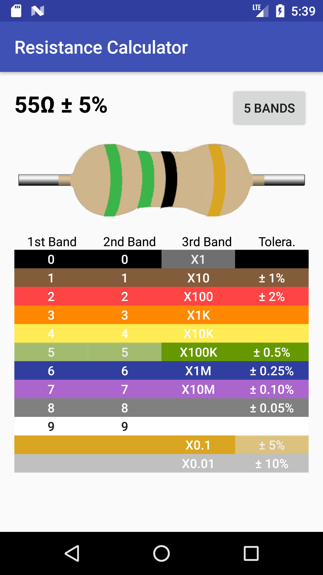 Resistor Value Calculator - App on Amazon Appstore