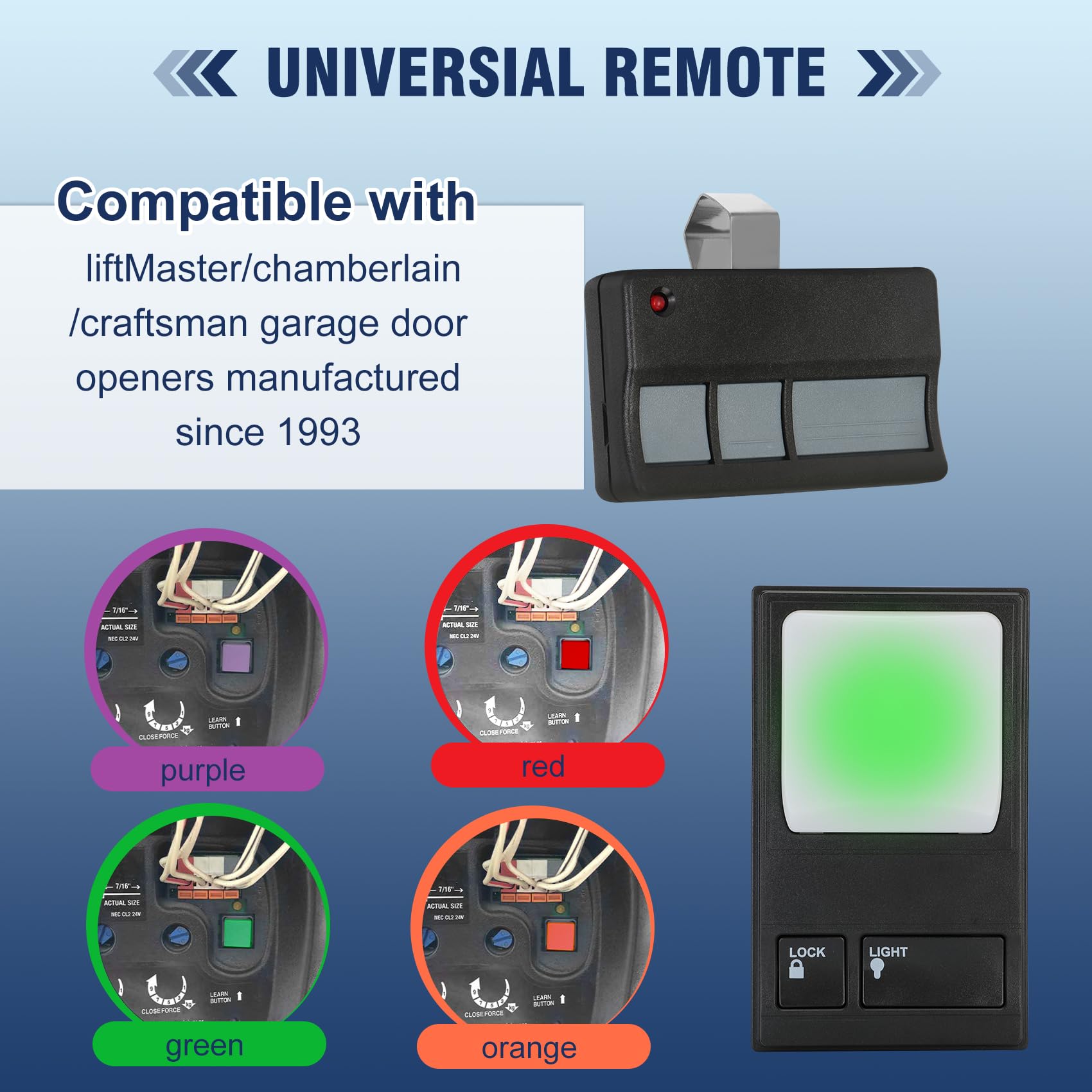 Snapklik.com : Multi-Function Wall Keypad Control Panel For Liftmaster 78lm