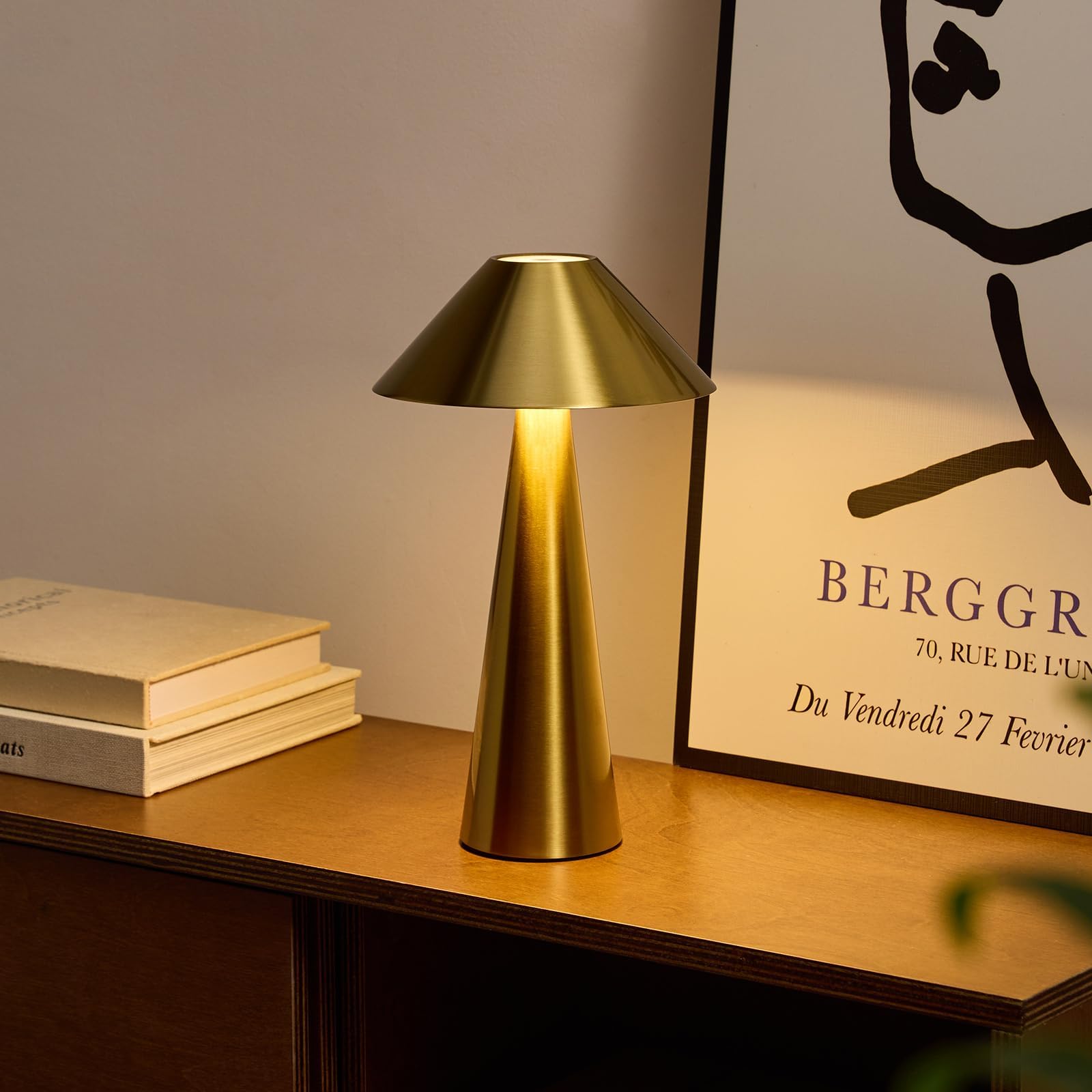 MiniSun | Modern Wireless Chrome Portable Battery Operated LED Touch ...