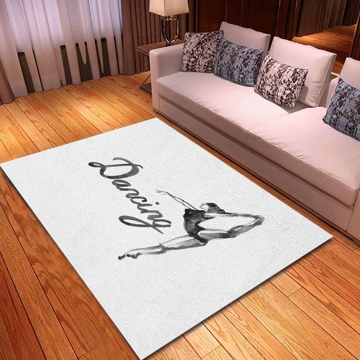 Amazon.com: rouihot Non-Slip Area Rug 2'x 3' Beautiful Watercolor ...