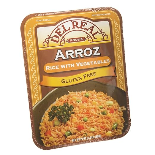 Amazon.com: Del Real Rice with Vegetables Side Dish, 24 oz : Grocery ...
