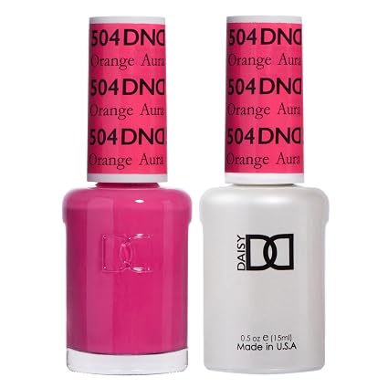 Amazon.com: DND Gel Polish Set, Orange Collection, UV/LED Gel Polish ...