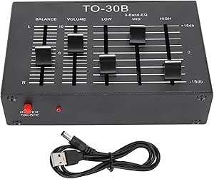 Amazon.com: 3 Band Sound Equalizer, Stereo Digital Equalizer with ...