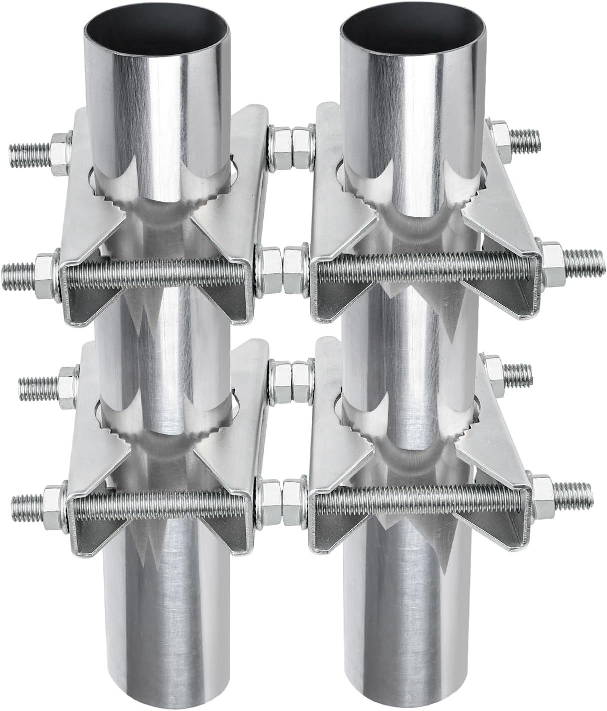 Amazon.com: 2 Pack Antenna Mounting Kits 2 inch Pole to Pole Clamp ...