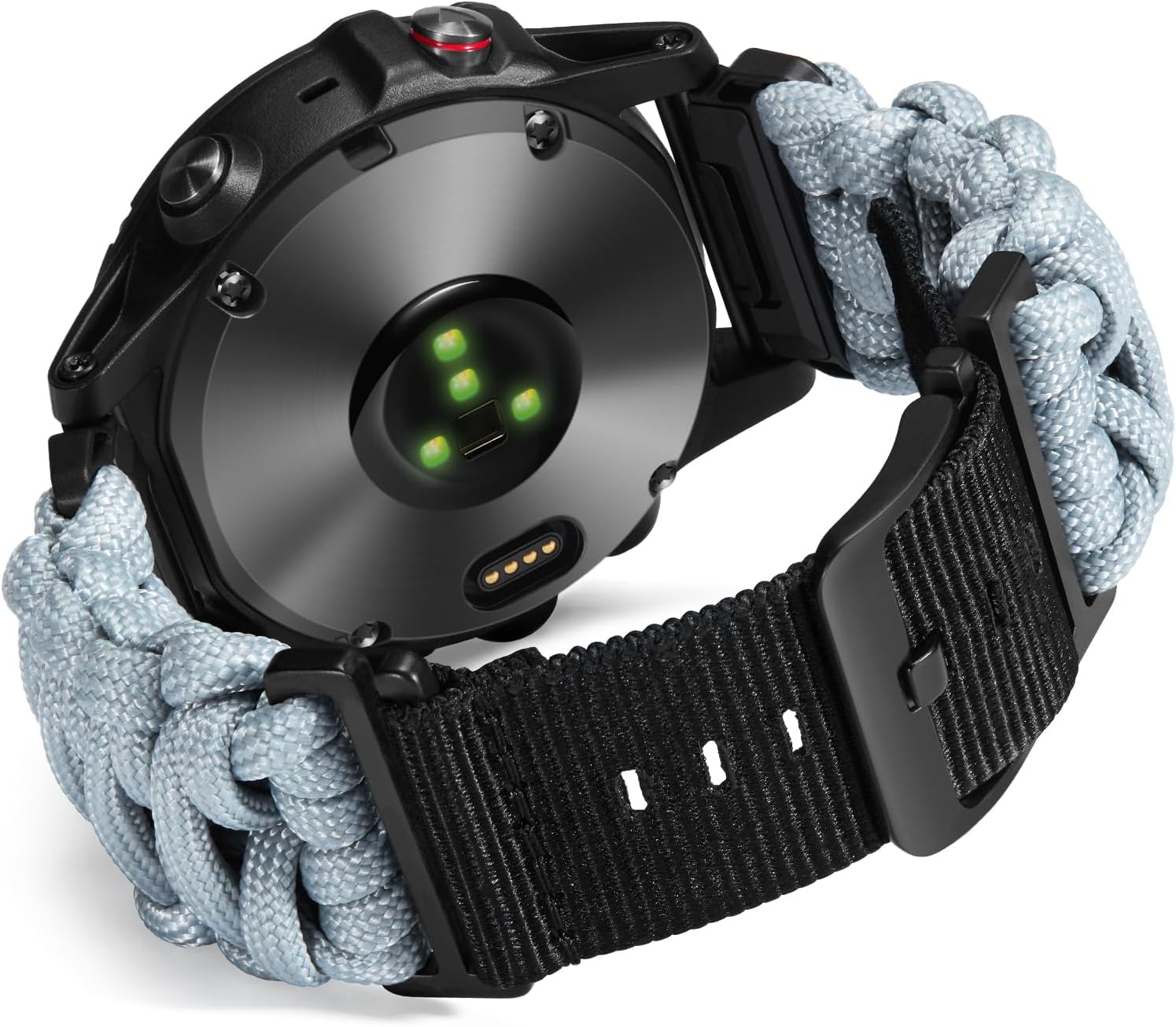 Amazon.co.jp: コンパチブルGarmin バンド 20mm/22mm/26mm 550パラコード ナイロン 編み込みバンド 軍事風パラコード 坚固で耐久性の互换ガーミンのクイック ...