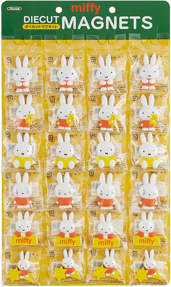 Amazon.co.jp: スケーター(Skater) ダイカットマグネット ミッフィー 台紙セット24ヶ付(6種類) miffy MGD1 SET955 幅4×奥行5×高さ0.7cm ...