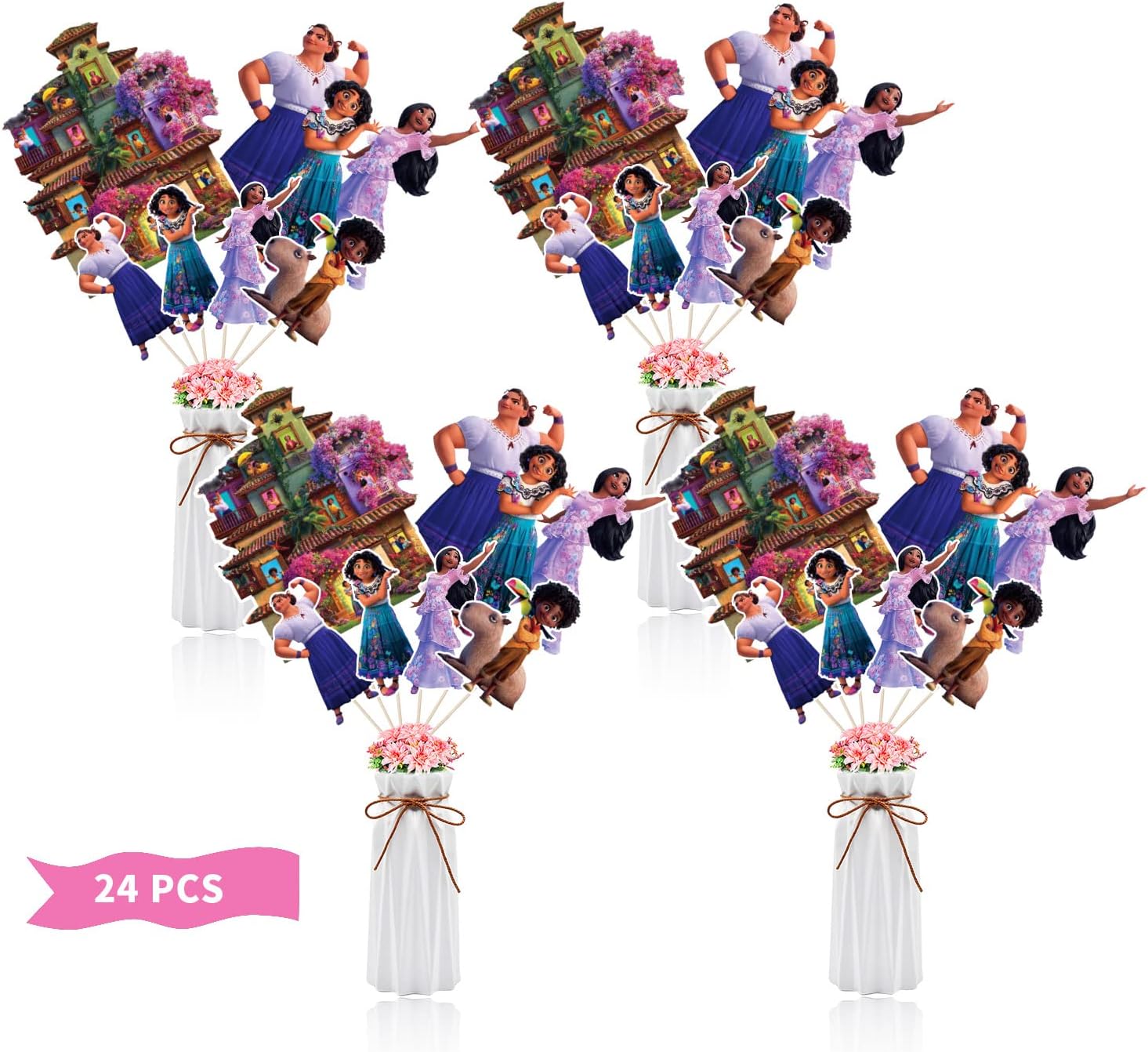 Buy Magic Movie Party Supplies, 24PCS Centerpieces Decorations Stick ...