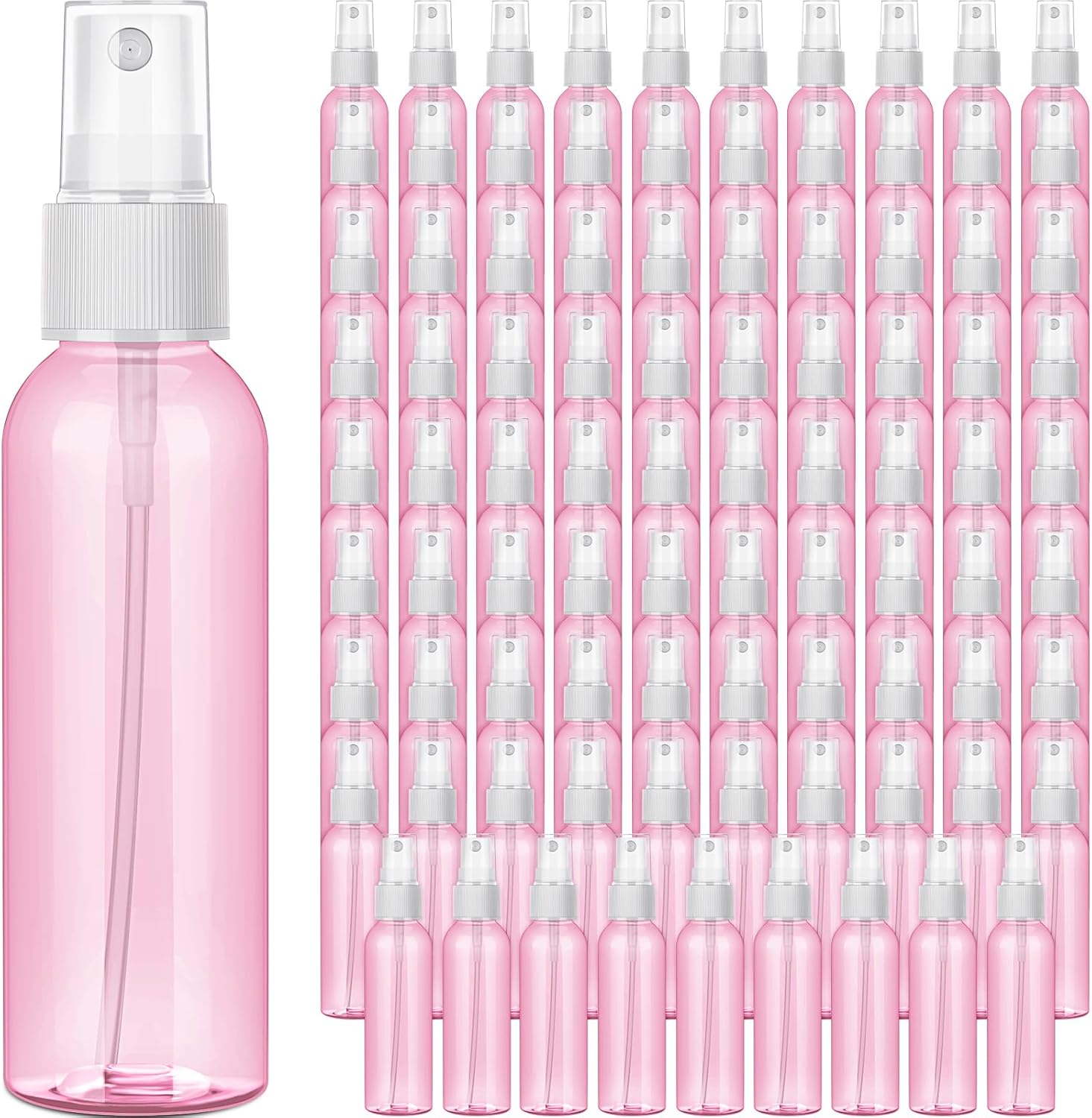 Amazon.com: Tanlade 90 Pcs Plastic Spray Bottle Fine Mist 4 Oz/120ml ...