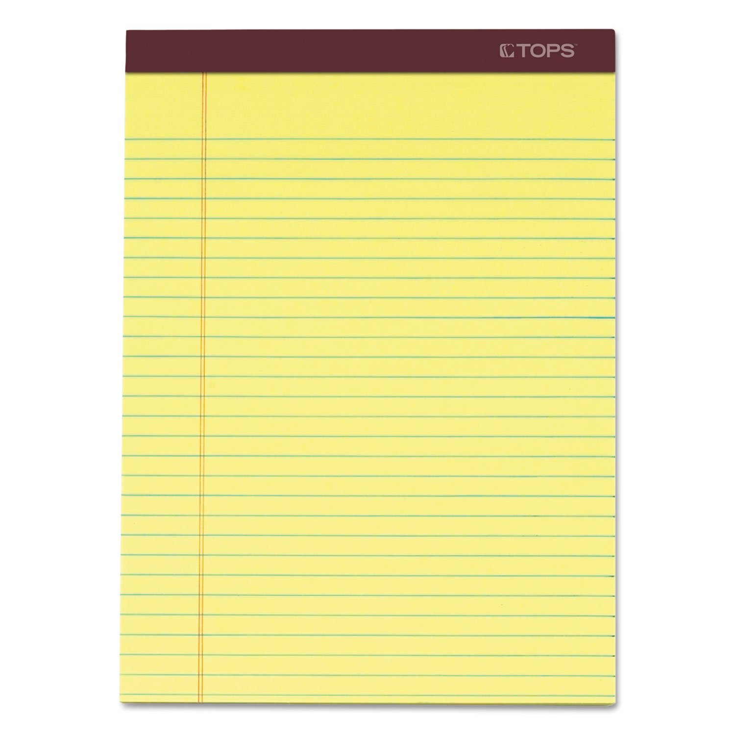 TOPS 63950 Notepad,Wide Ruled,50 Sheets,8-1/2-Inch x11-3/4-Inch ,12/PK ...