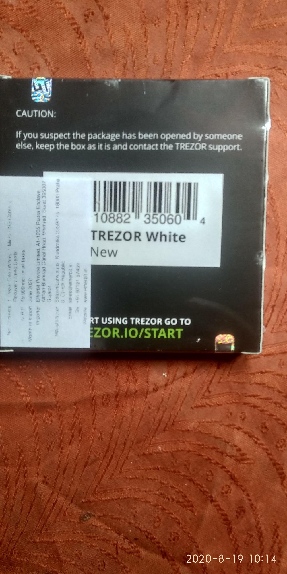 Trezor One - Cryptocurrency Hardware Wallet (Cold Storage) for Bitcoin ...