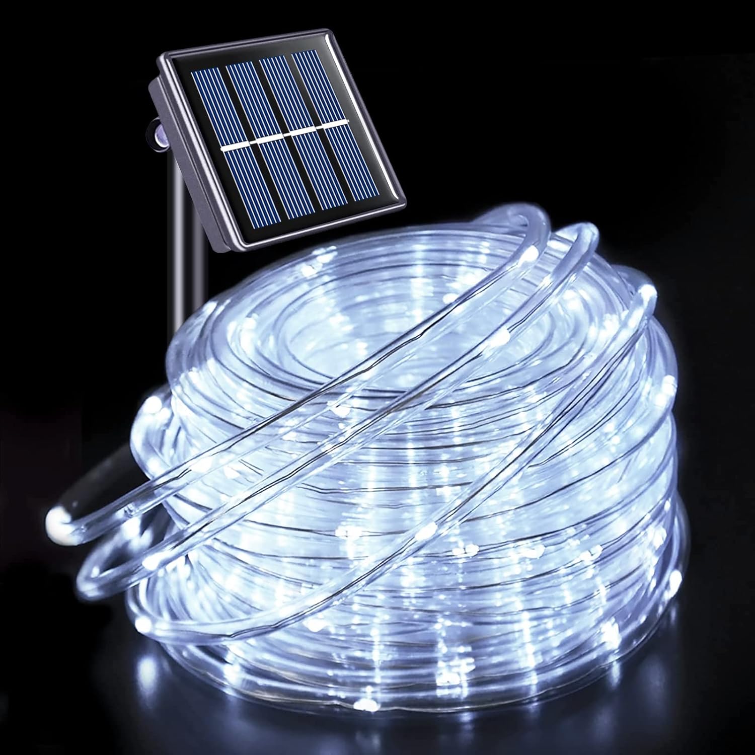 Amazon.com: JMEXSUSS 200 LED Solar Rope Lights,66ft 8 Modes Solar Rope ...