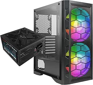 Amazon.com: Raidmax X6 Series Tempered Glass RGB Fan ATX Computer ...